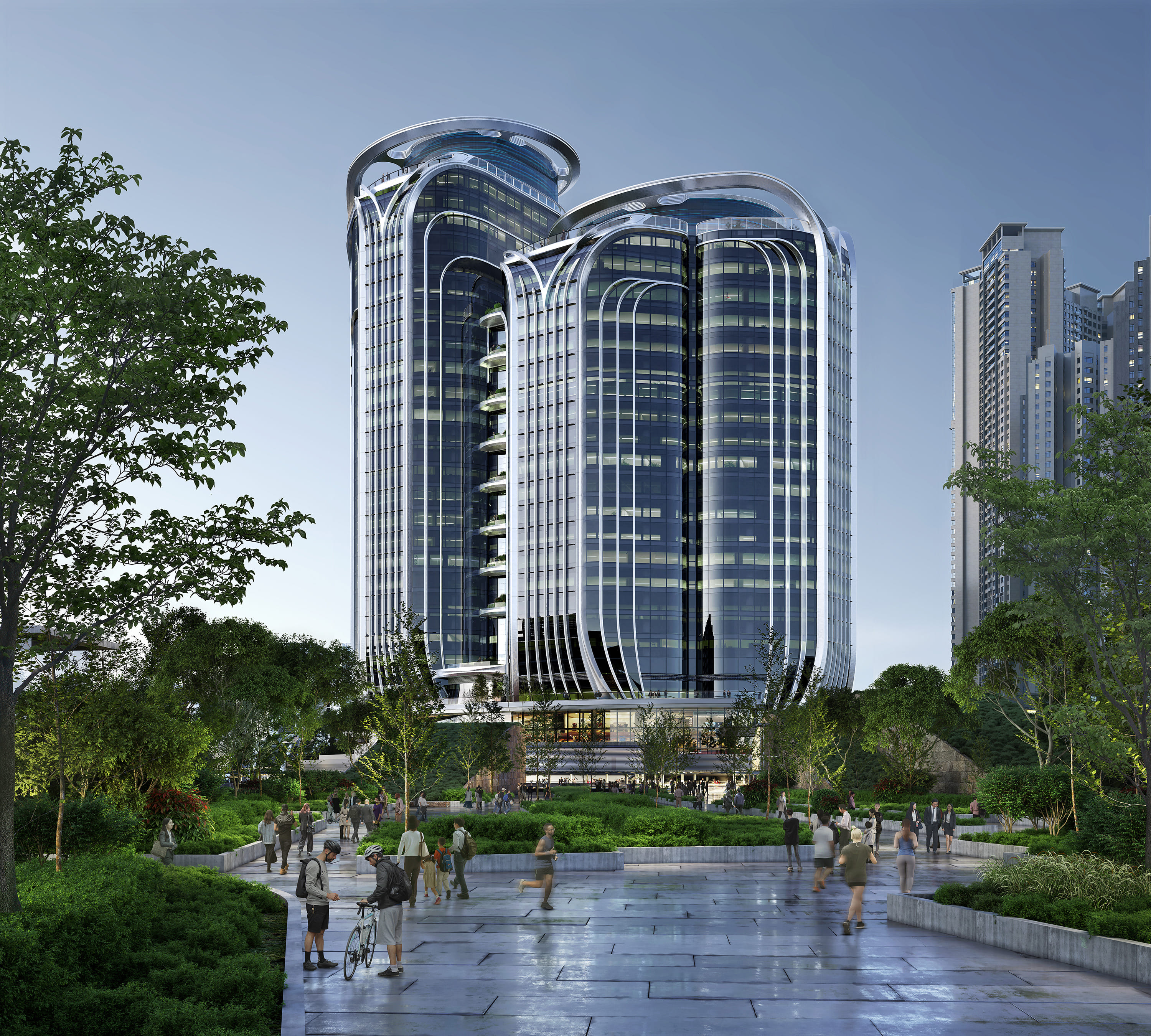 Zaha Hadid Architects' XRL Topside Development construction reaches ...