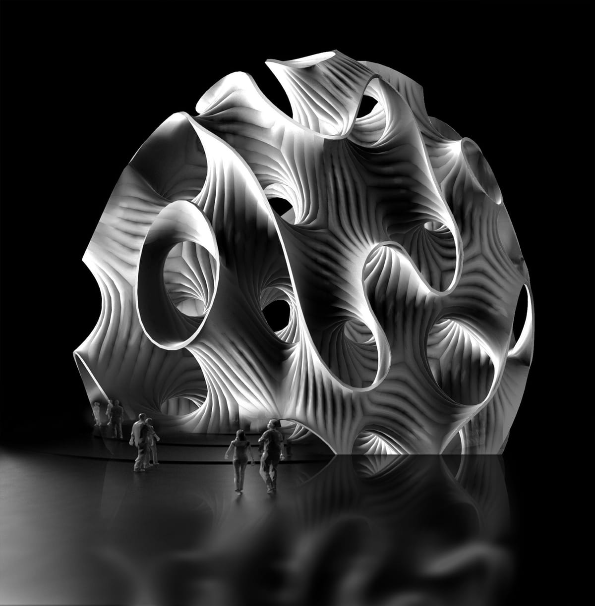 TOPOMORPHO- Festival Pavilion | Ignacio Revenga Gomez-Selles | Archinect