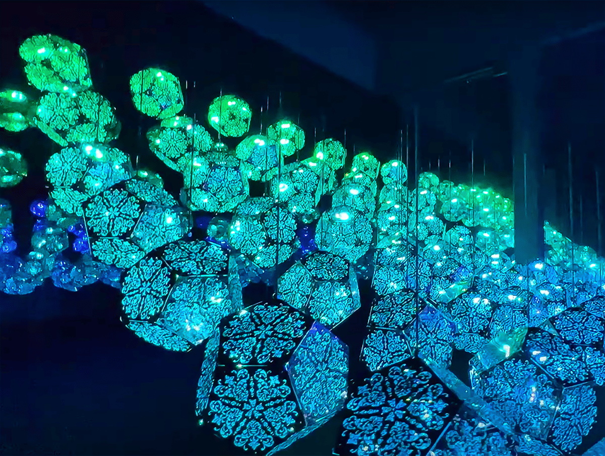 Infinite Polygon Ballet | Dion Art | Archinect