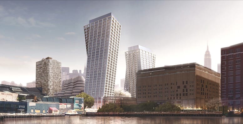New Renderings of Bjarke Ingels’ High Line Towers Show Crowns and ...