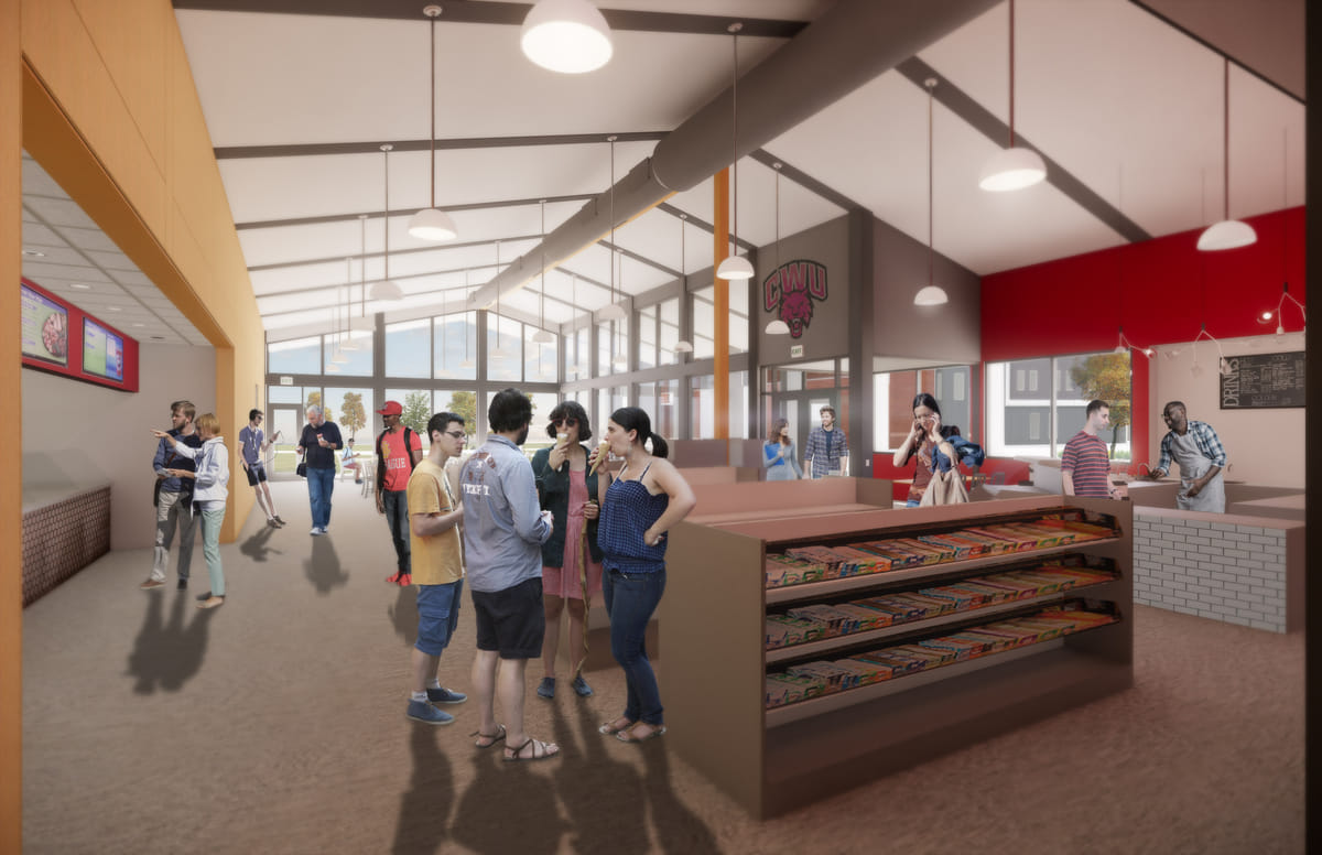CWU Dining Building | Juan Vergara | Archinect