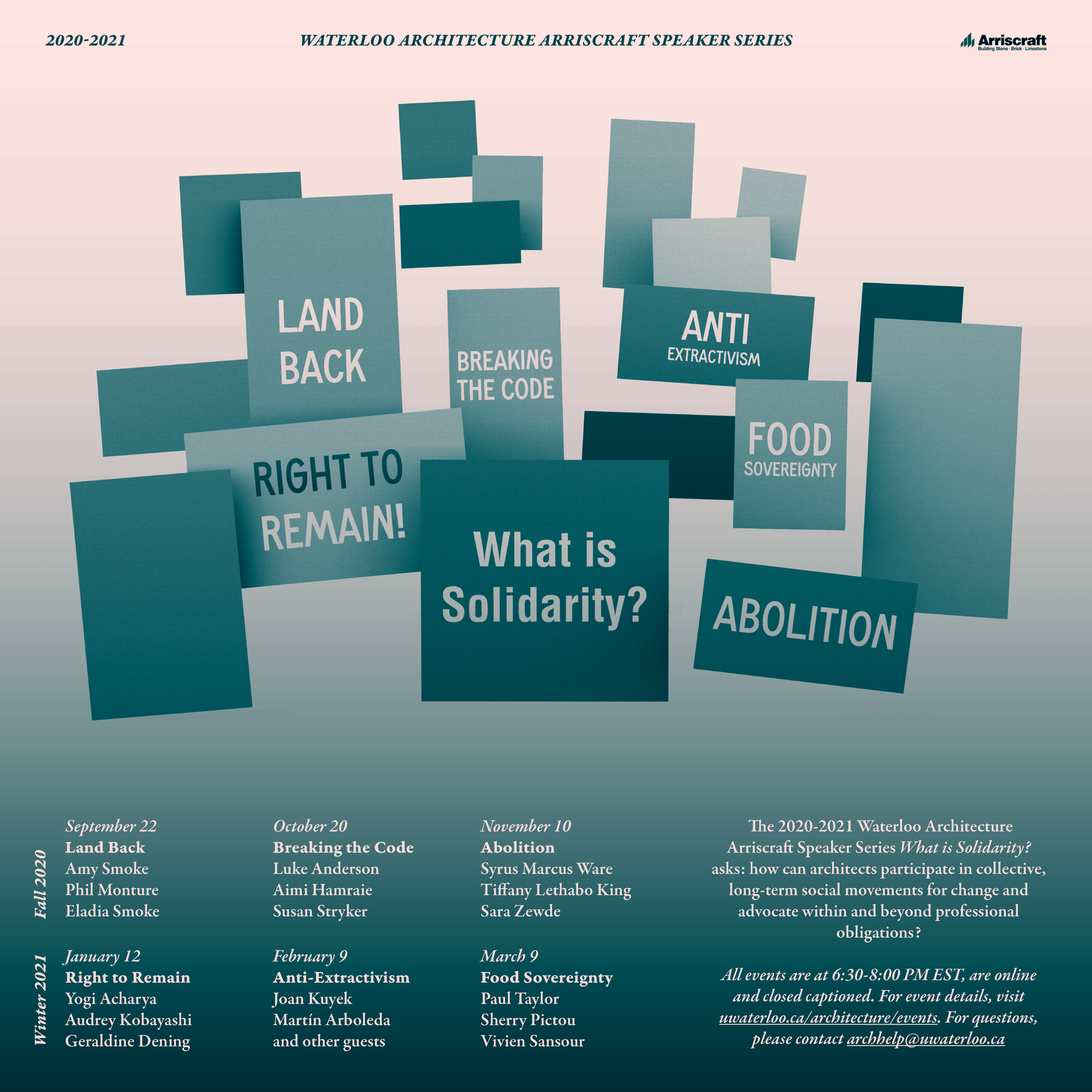 Get Lectured: University of Waterloo, Fall '20 | News | Archinect