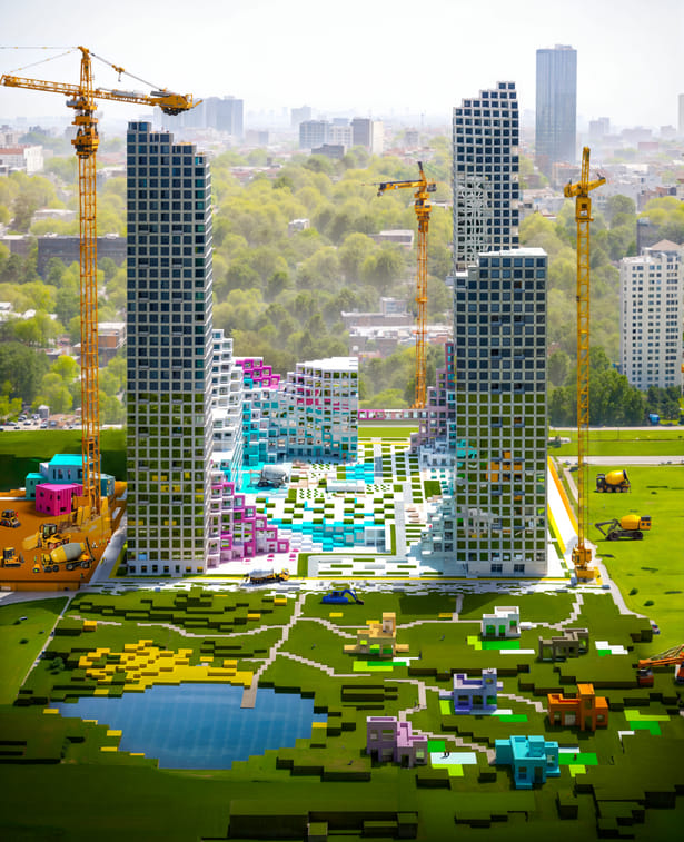 DOMO designed a housing project for a developer in Minecraft | DOMO ...