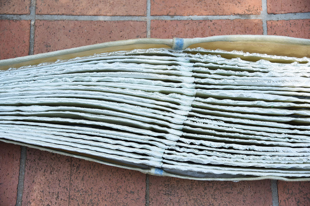 See how Joseph Choma built the “Chakrasana” arch using his fiberglass ...