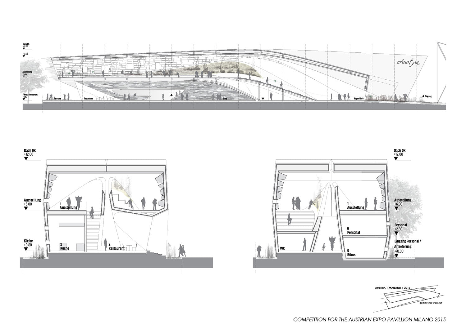 Bence Pap and Mario Gasser's 4th prize Austrian Pavilion entry for 2015 ...