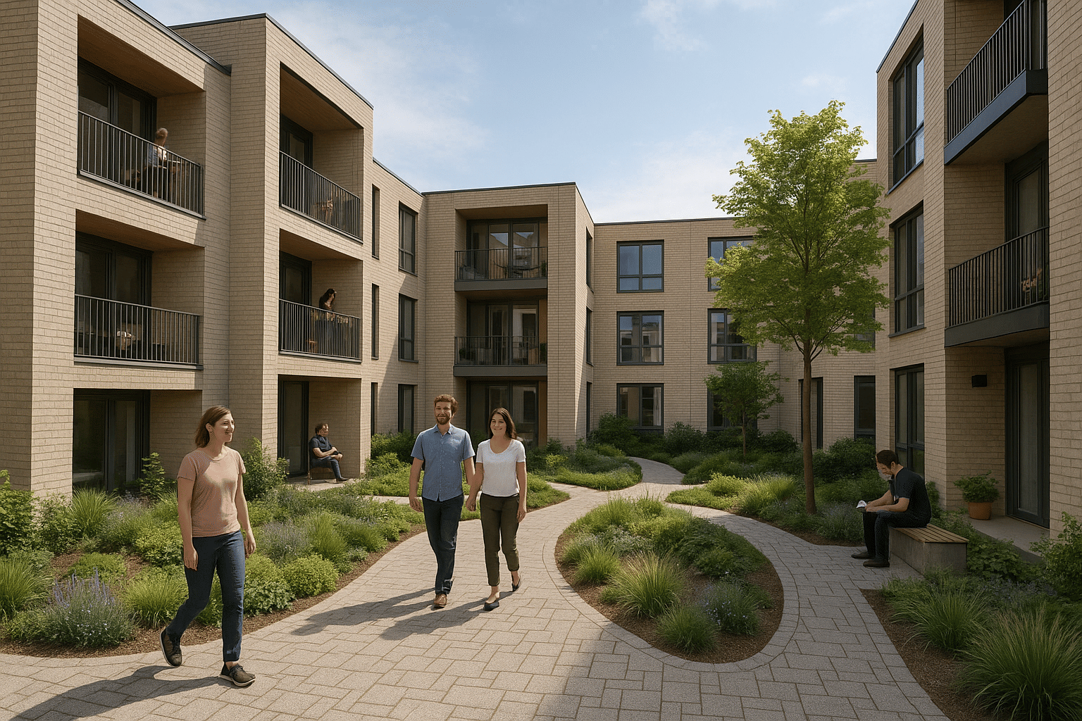 Urban Courtyard Housing | Haroon Akram | Archinect