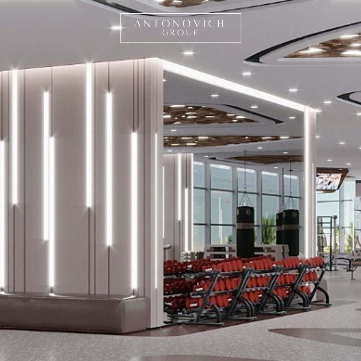 Elevating Fitness Experiences: Modern Interior Design for Fitness Gym ...