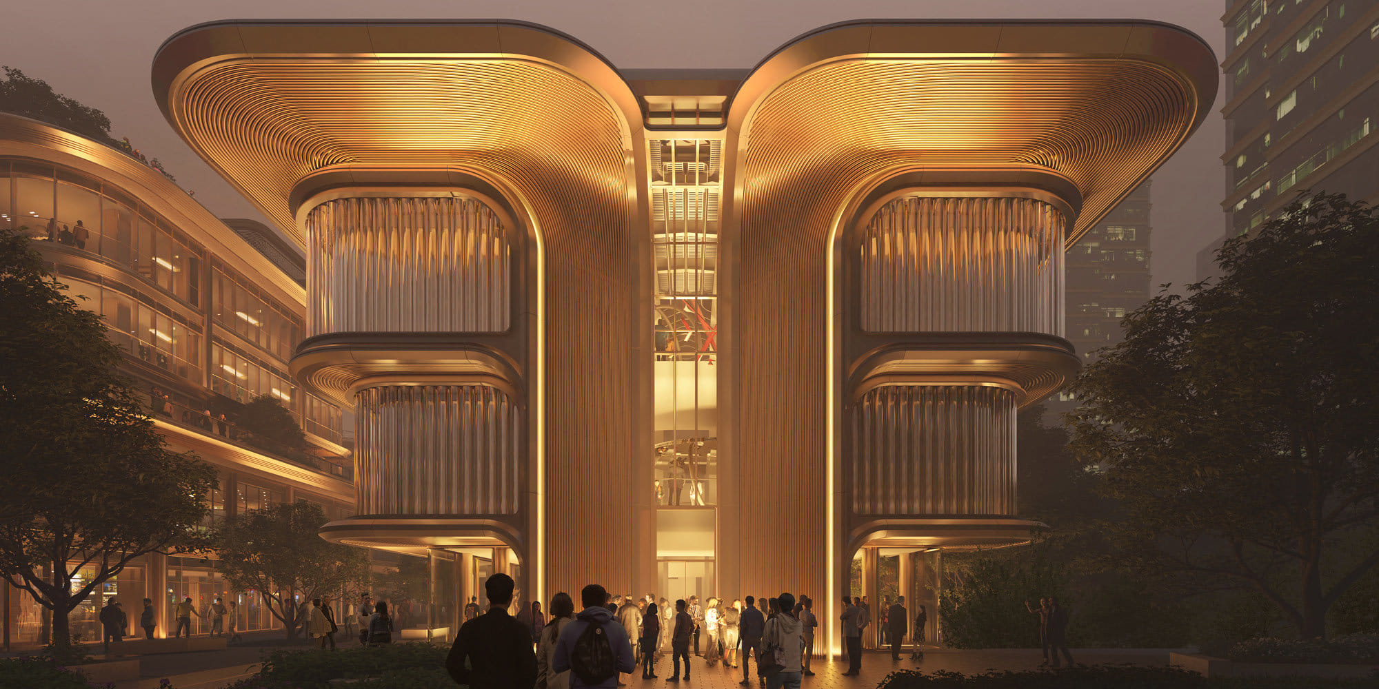 Foster + Partners debuts Changfeng mixed-use development in Shanghai ...