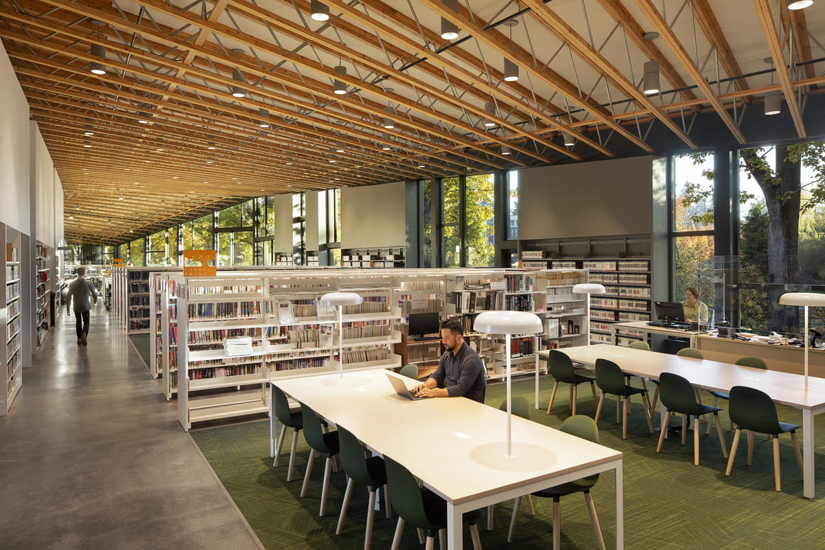 Ledding Library | Hacker Architects | Archinect