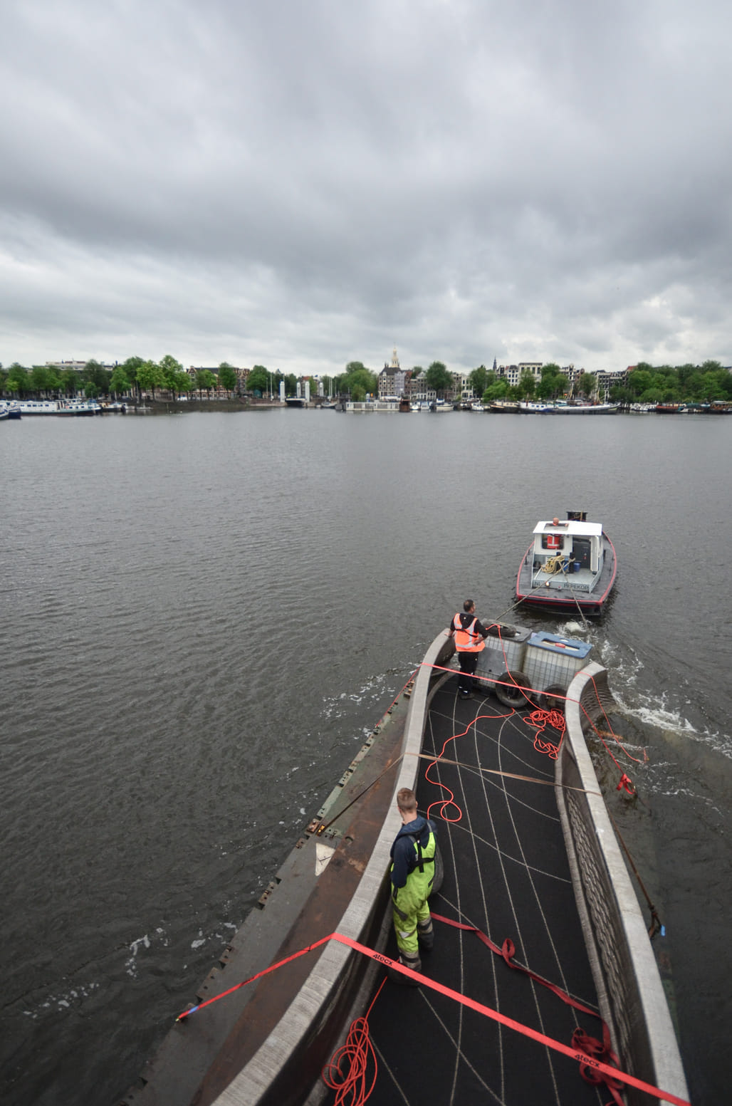 World’s first 3D-printed steel footbridge installed in Amsterdam | News ...