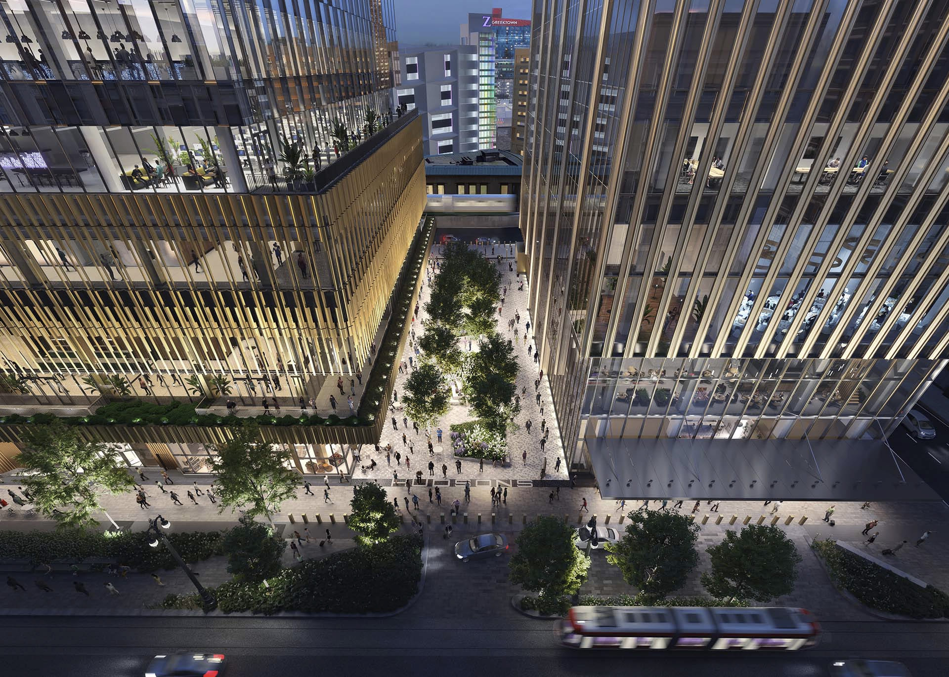 New renderings released of Hudson's Site development in downtown ...