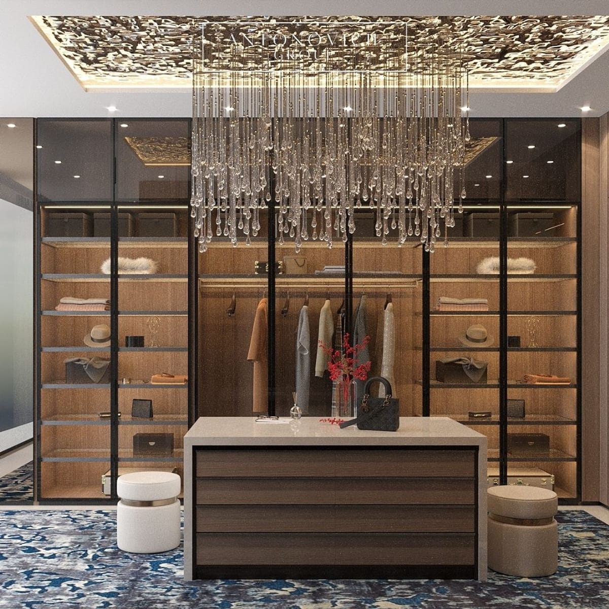 Mastery in Luxury Dressing Room Interior Design and Joinery Expertise ...