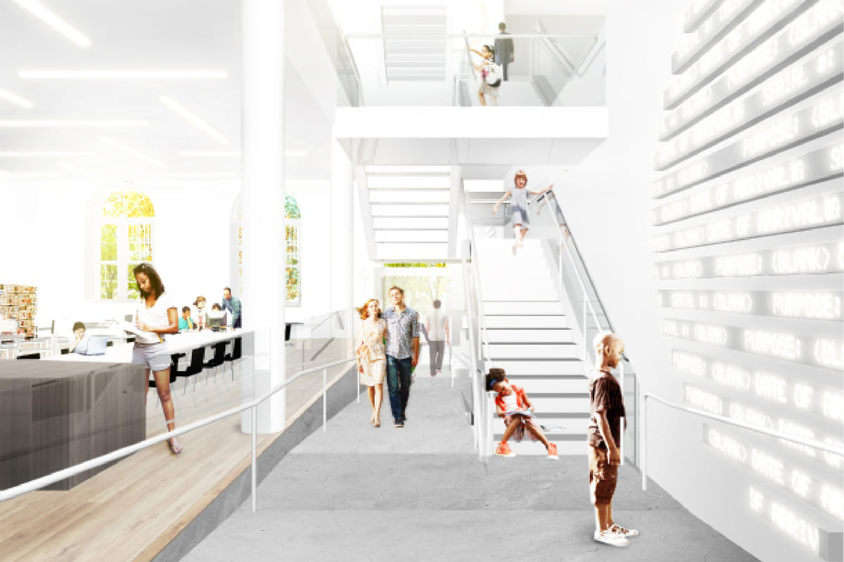 WOODSTOCK BRANCH LIBRARY | Rice+Lipka Architects | Archinect