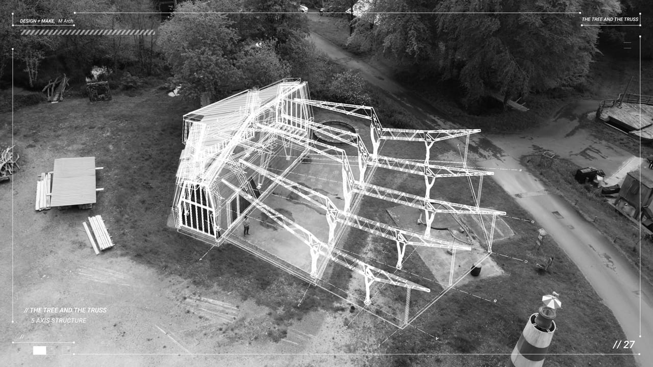 AA School of Architecture students construct timber 'Tree and Truss ...