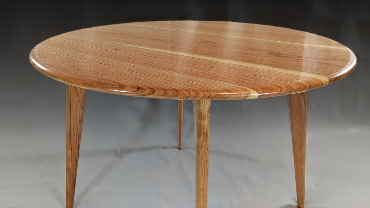 Scandinavian Modern Round Dining Table | Brian Benham | Archinect