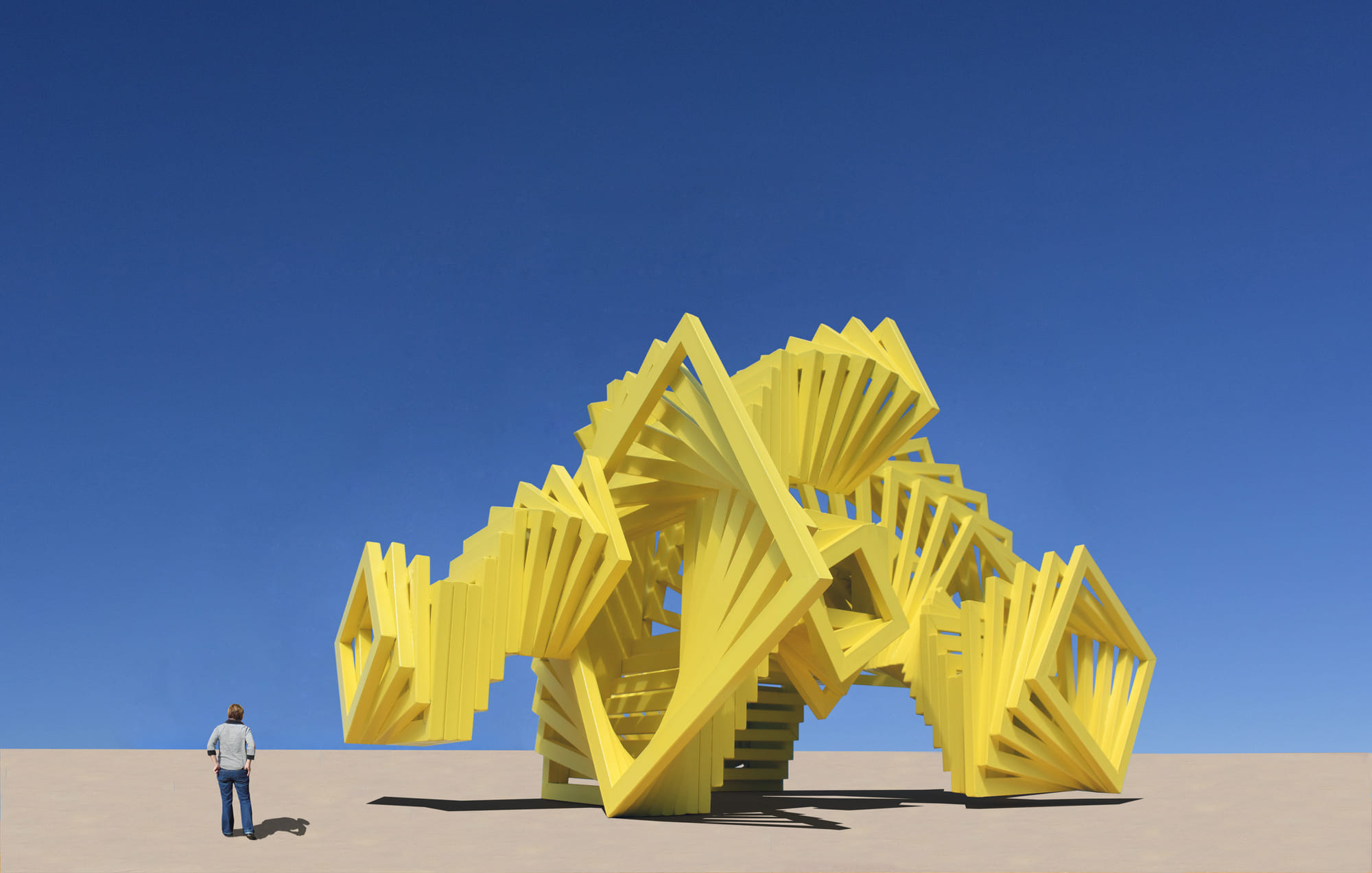 Monumental Public Sculptures | michael jantzen | Archinect