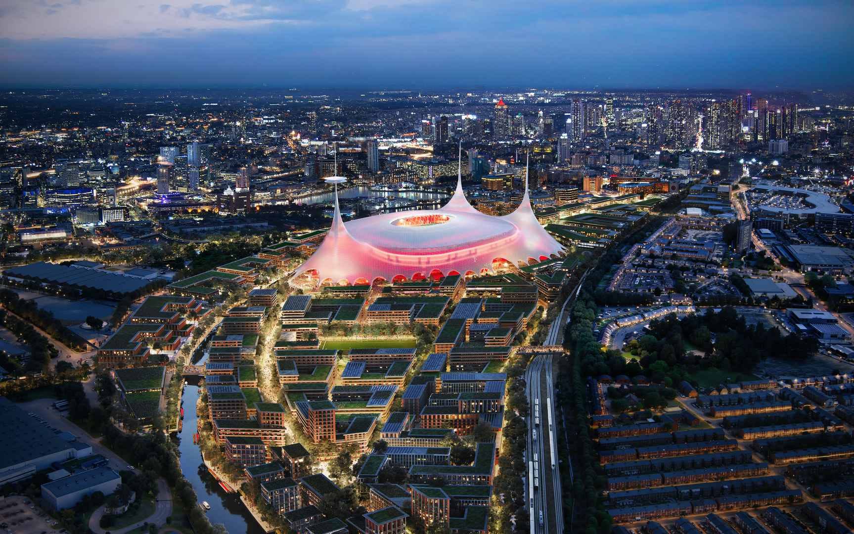Norman Foster's new Manchester United stadium district design revealed ...