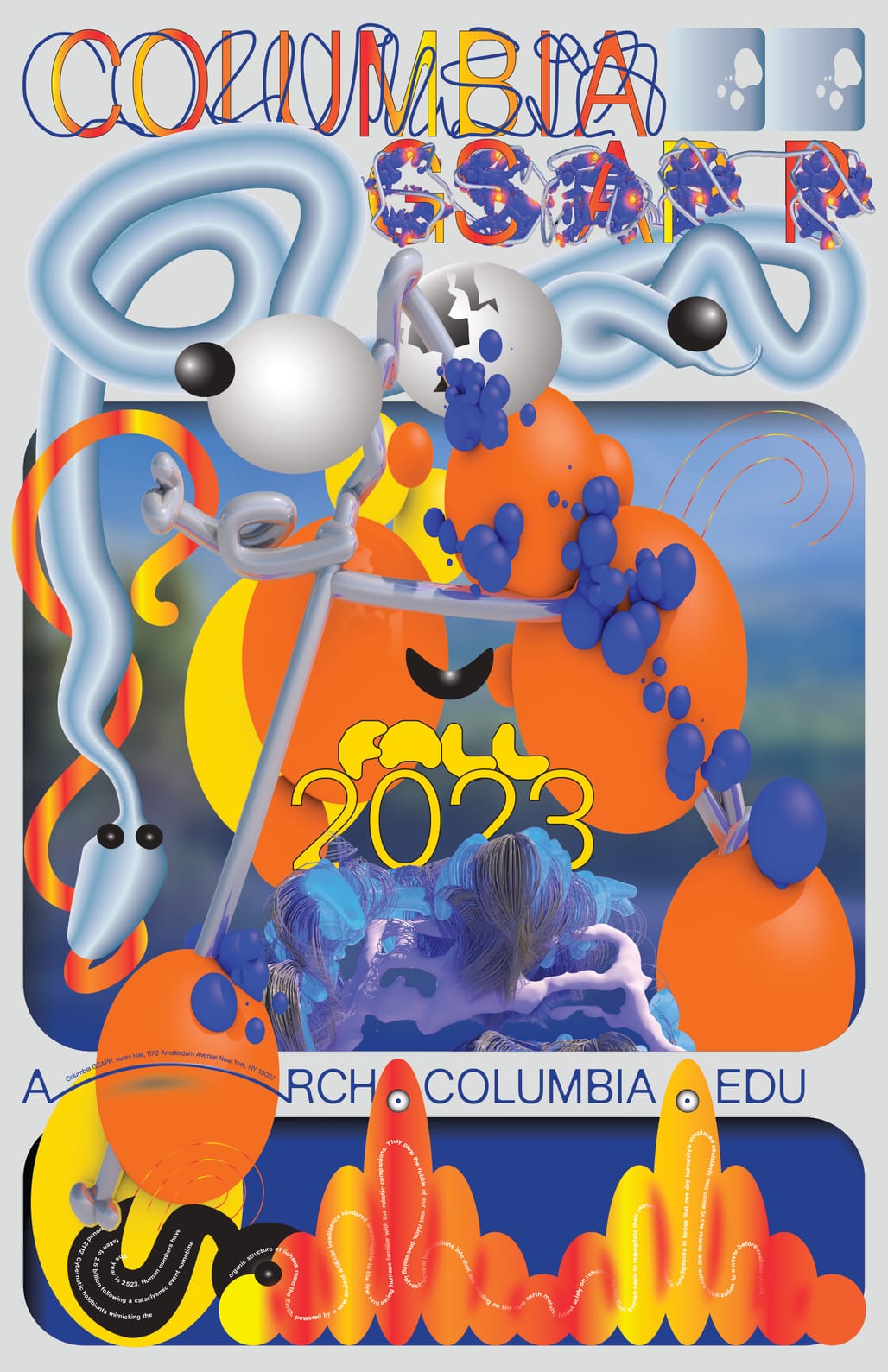 The most popular Fall '23 architecture school lecture poster is ...