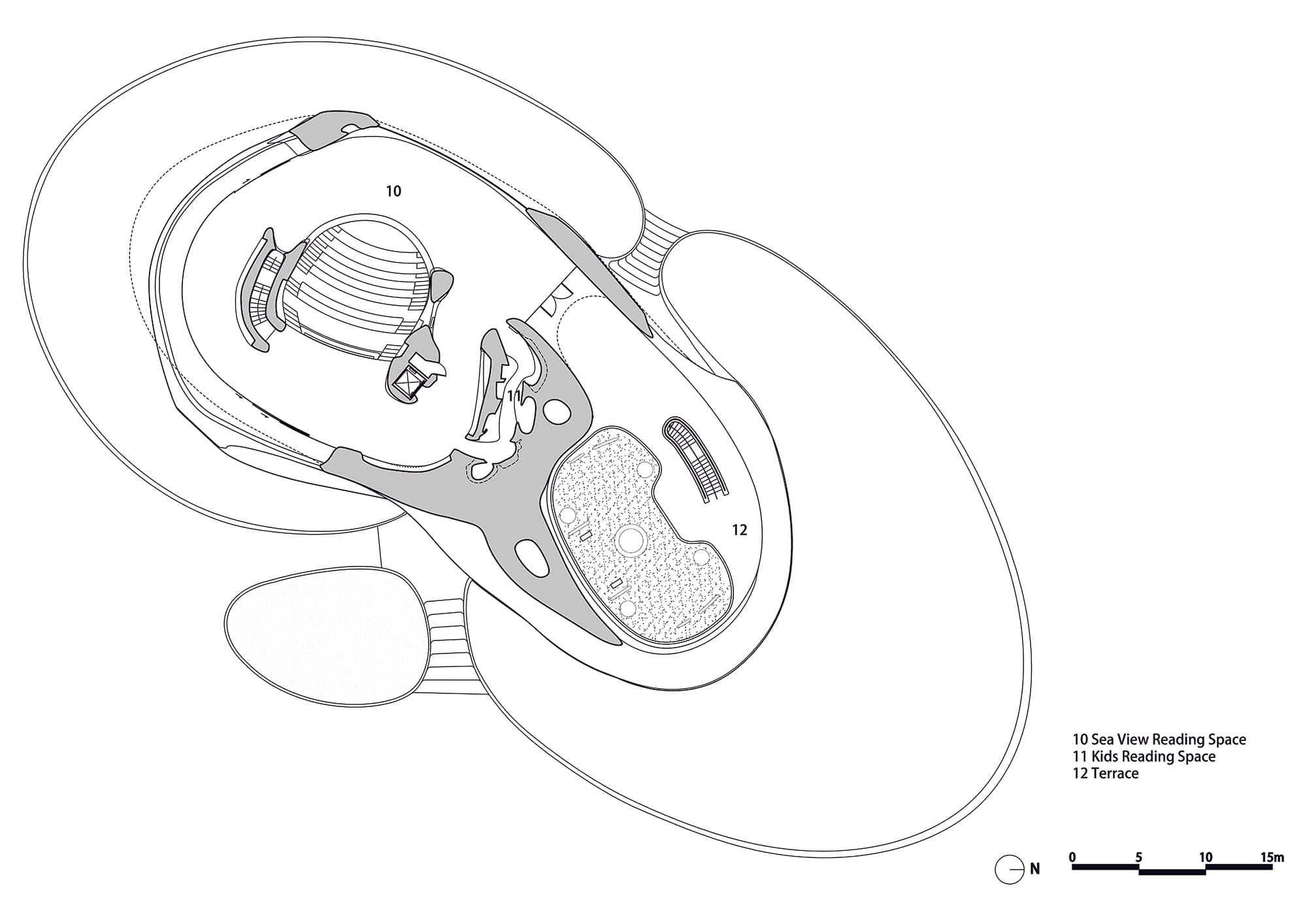 MAD Architects' "Wormhole Library" offers open-air performance space ...