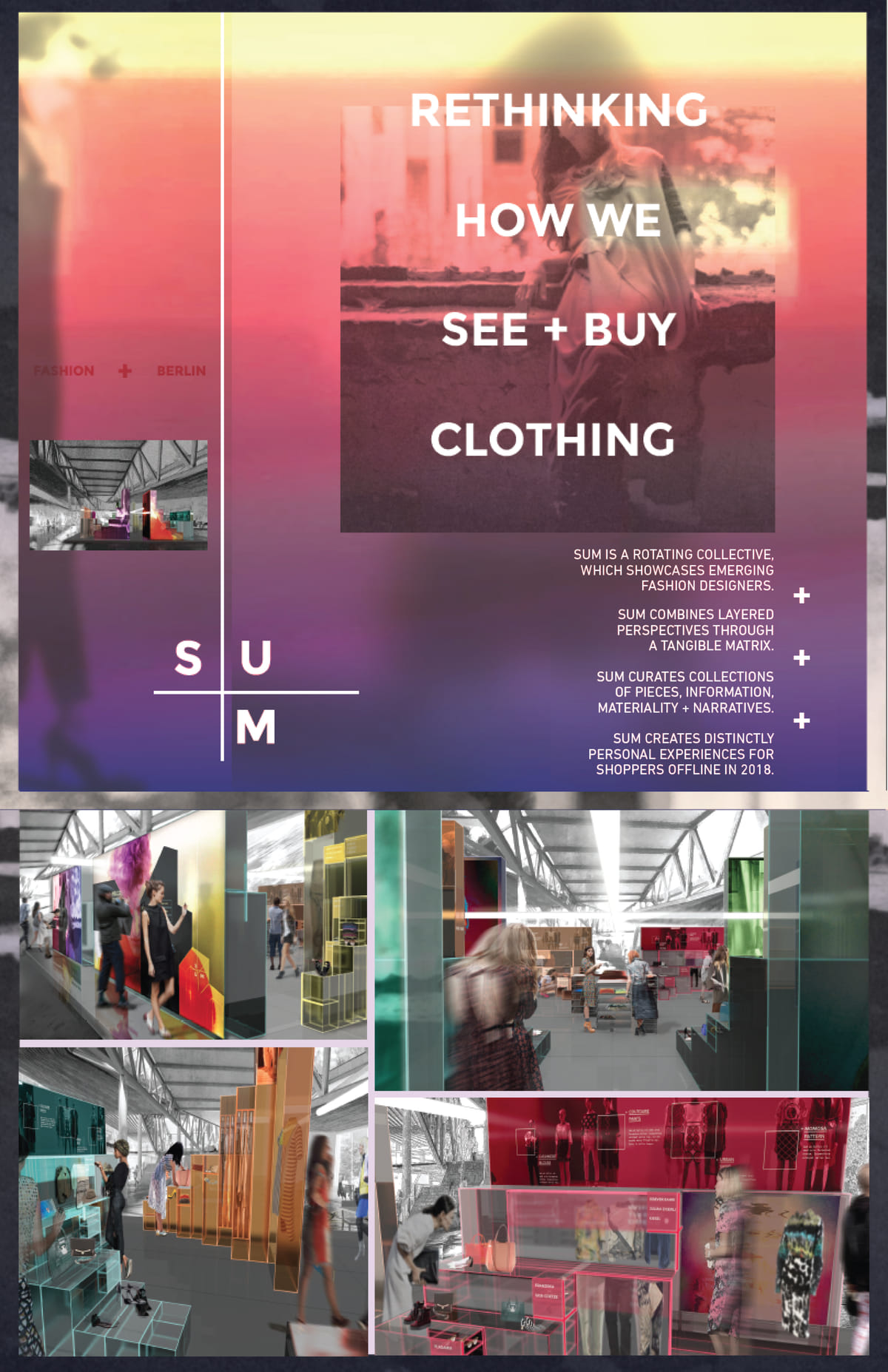 SUM - A modular and smart retail system | Susyn Herridge | Archinect