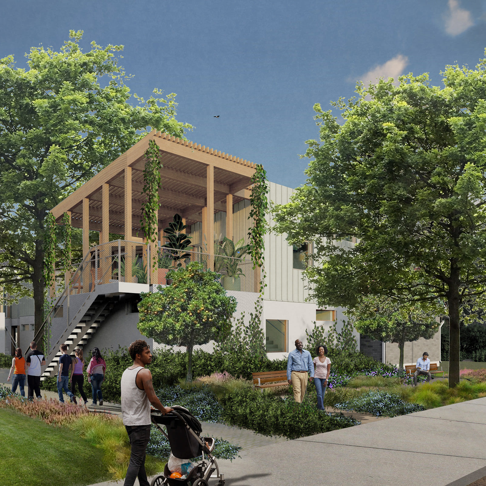 Winning designs for the City of LA's Low-Rise Design Challenge explore ...