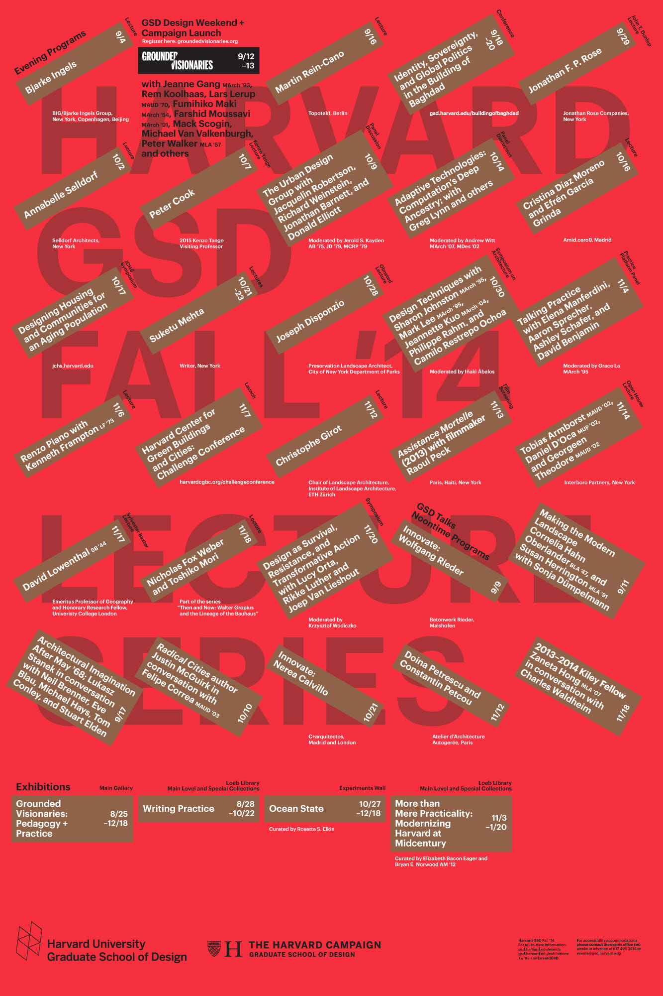 Get Lectured: Harvard GSD, Fall '14 | News | Archinect
