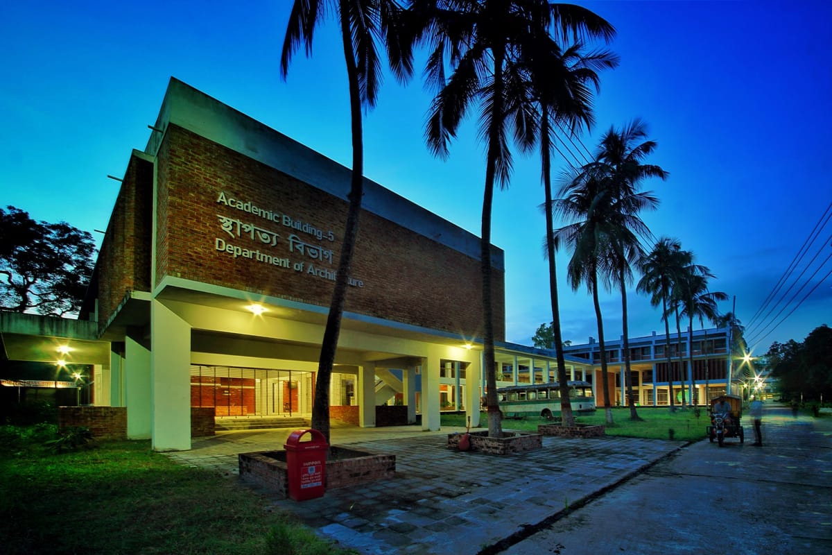 Academic Building, Dept. Of Architecture, RUET | Mouluda Mannan | Archinect