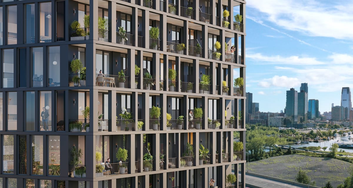24-Story Rental Building Designed by MHS Architecture in Jersey City ...