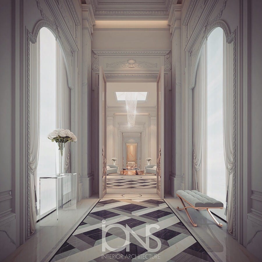 Regal Design Ideas for Palace Hallway | IONS DESIGN | Archinect