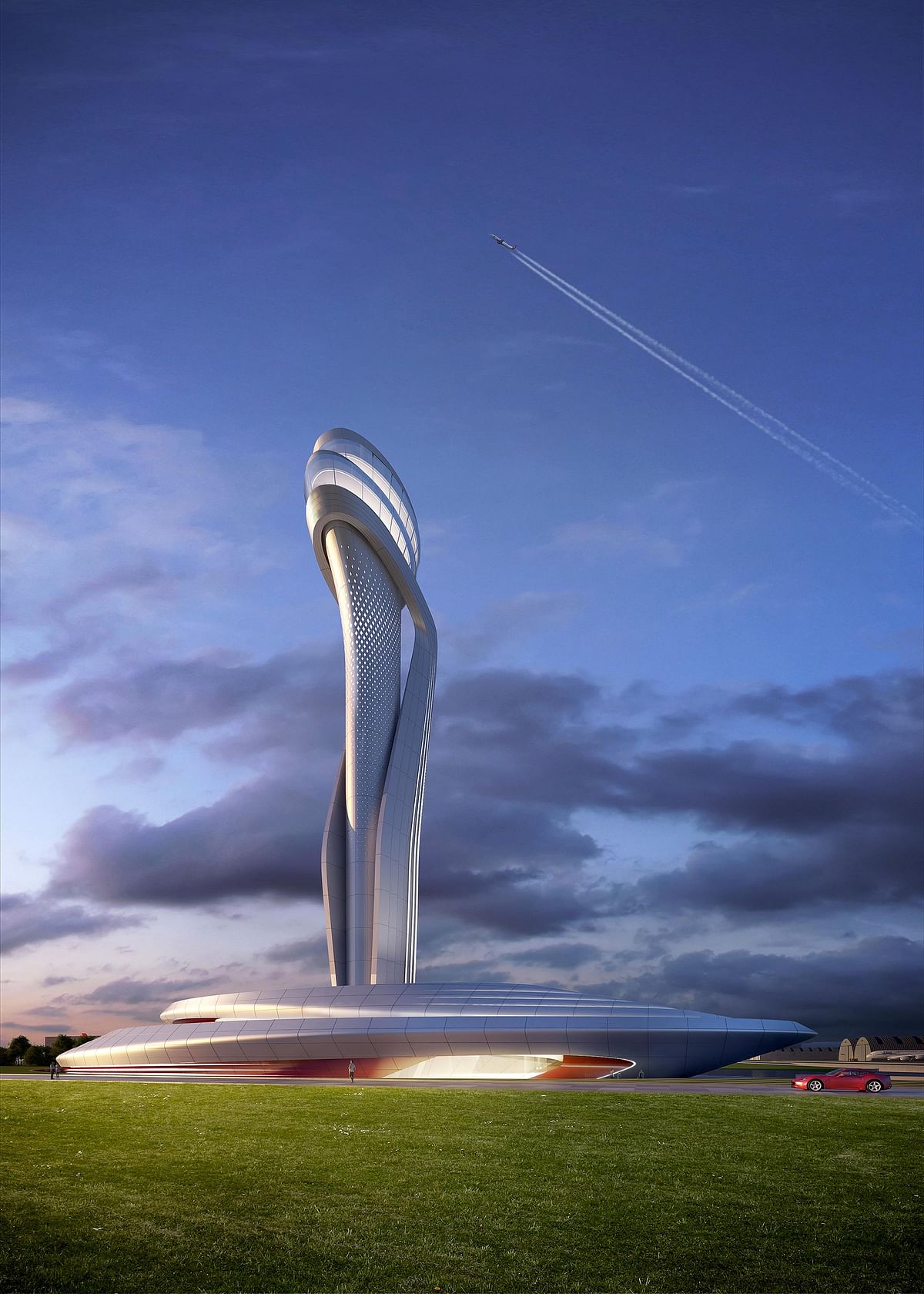 Istanbul Airport Air Traffic Control Tower Pininfarina Archinect