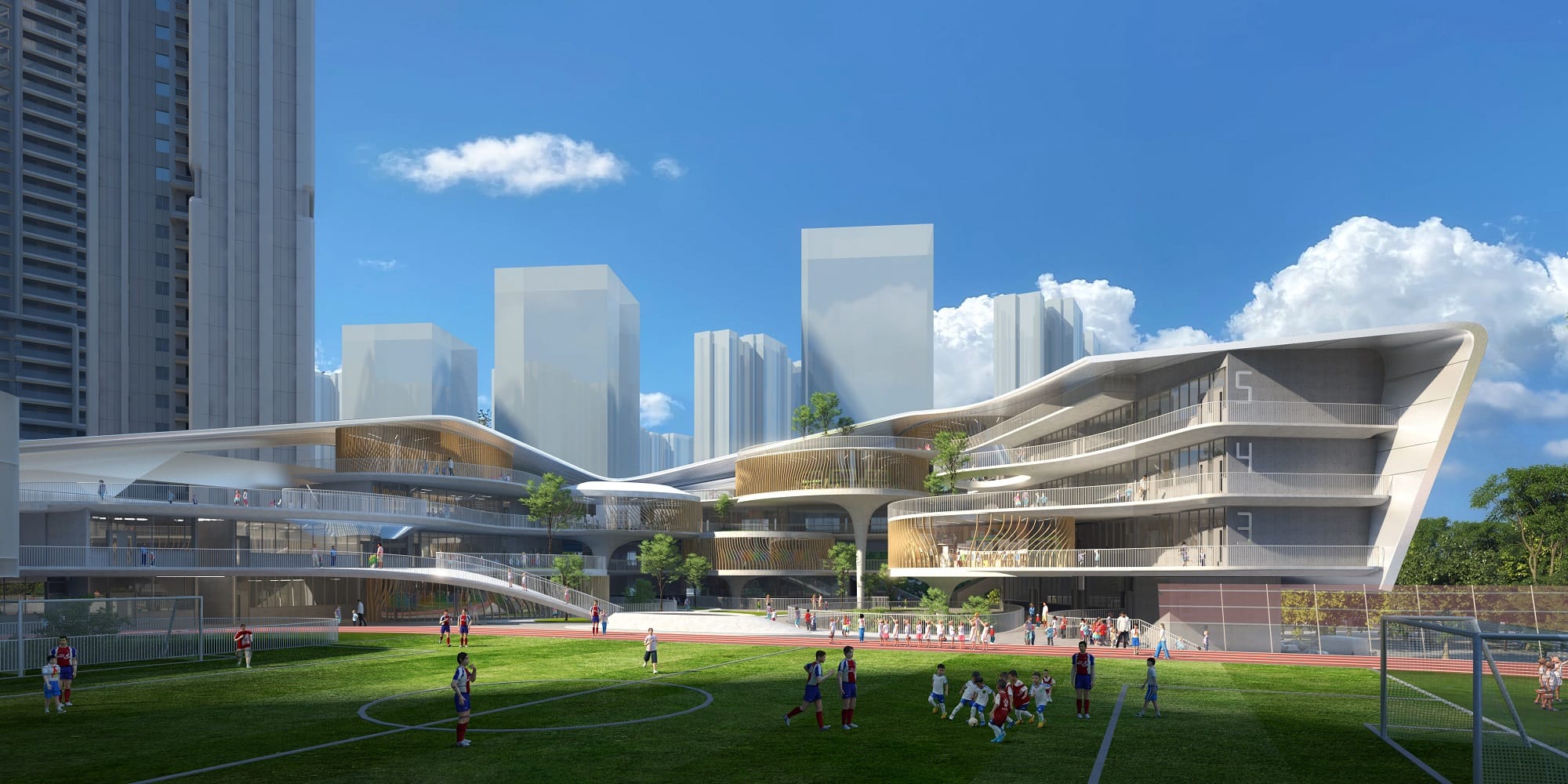 Aedas’ Wuhan Birthplace for Future Innovations | Aedas | Archinect