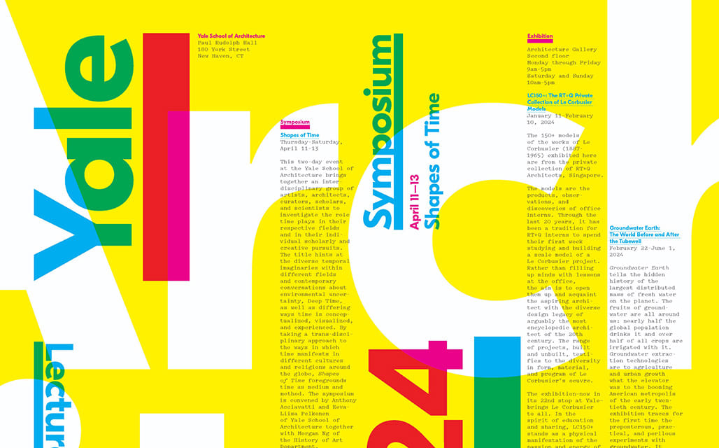 Get Lectured: Yale University, Spring '24 | News | Archinect
