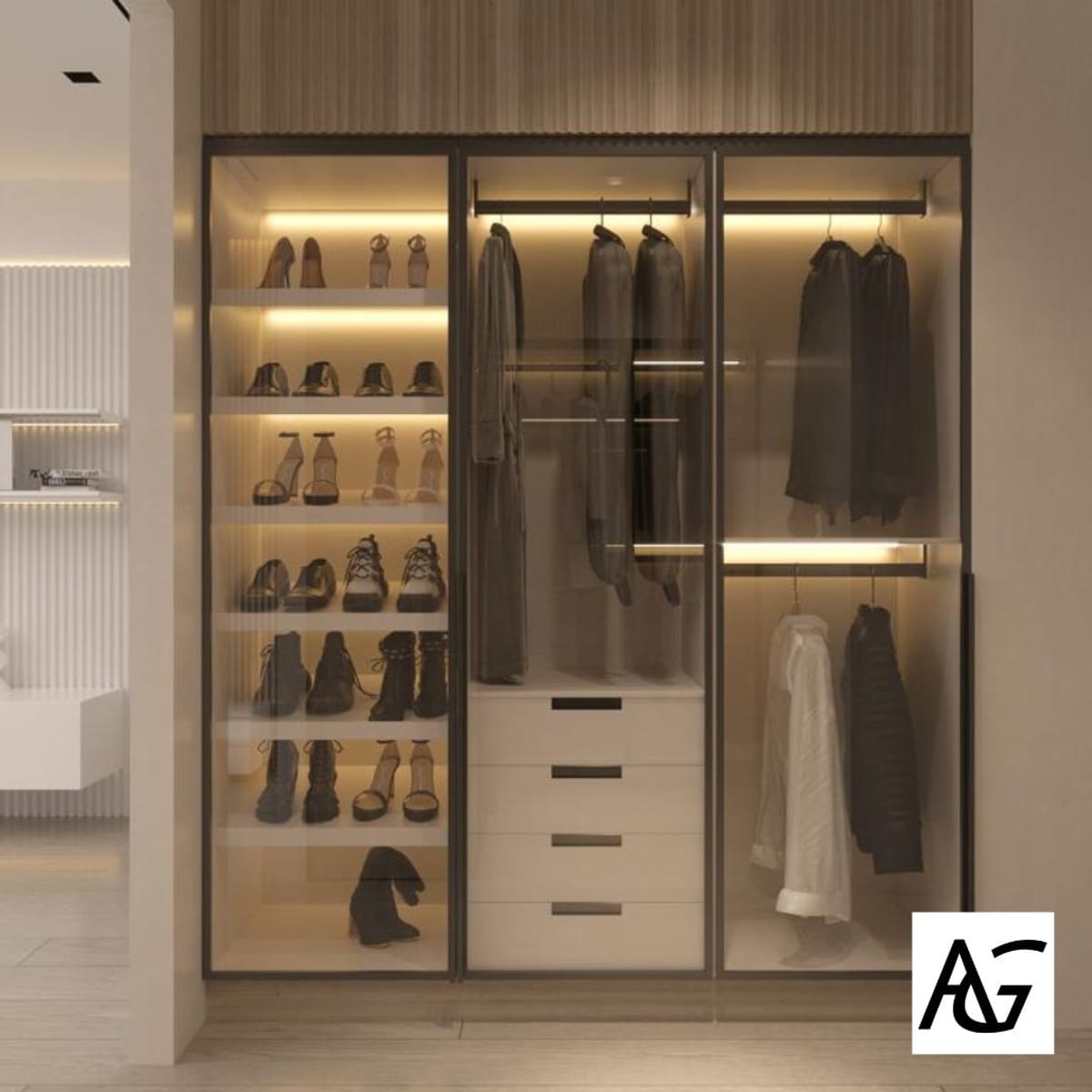 Top Joinery Solution for Dressing Room Interior Design | Luxury ...