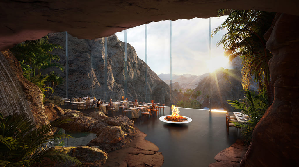 NEOM reveals new Leyja resort concepts designed by Mario Cucinella, Chris van Duijn, and Shaun ...