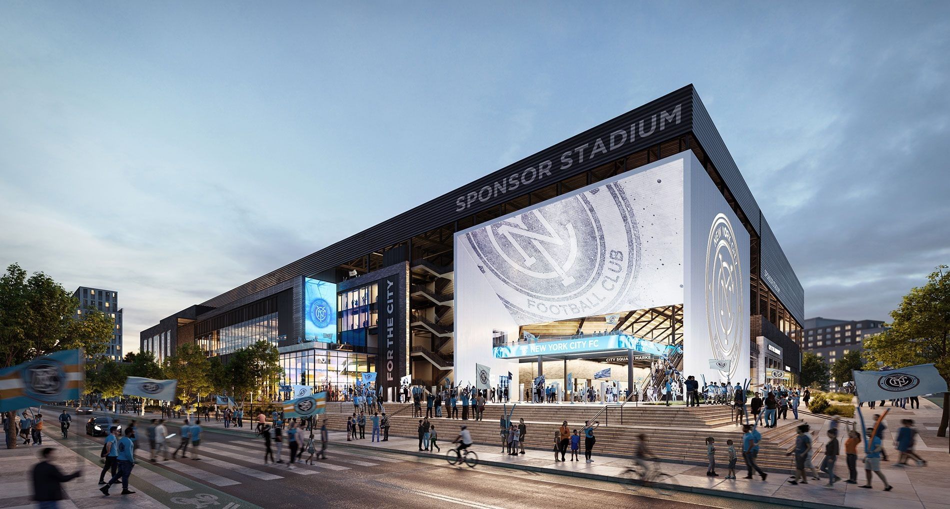 HOK reveals Willets Point Revitalization Plan and NYCFC stadium design ...
