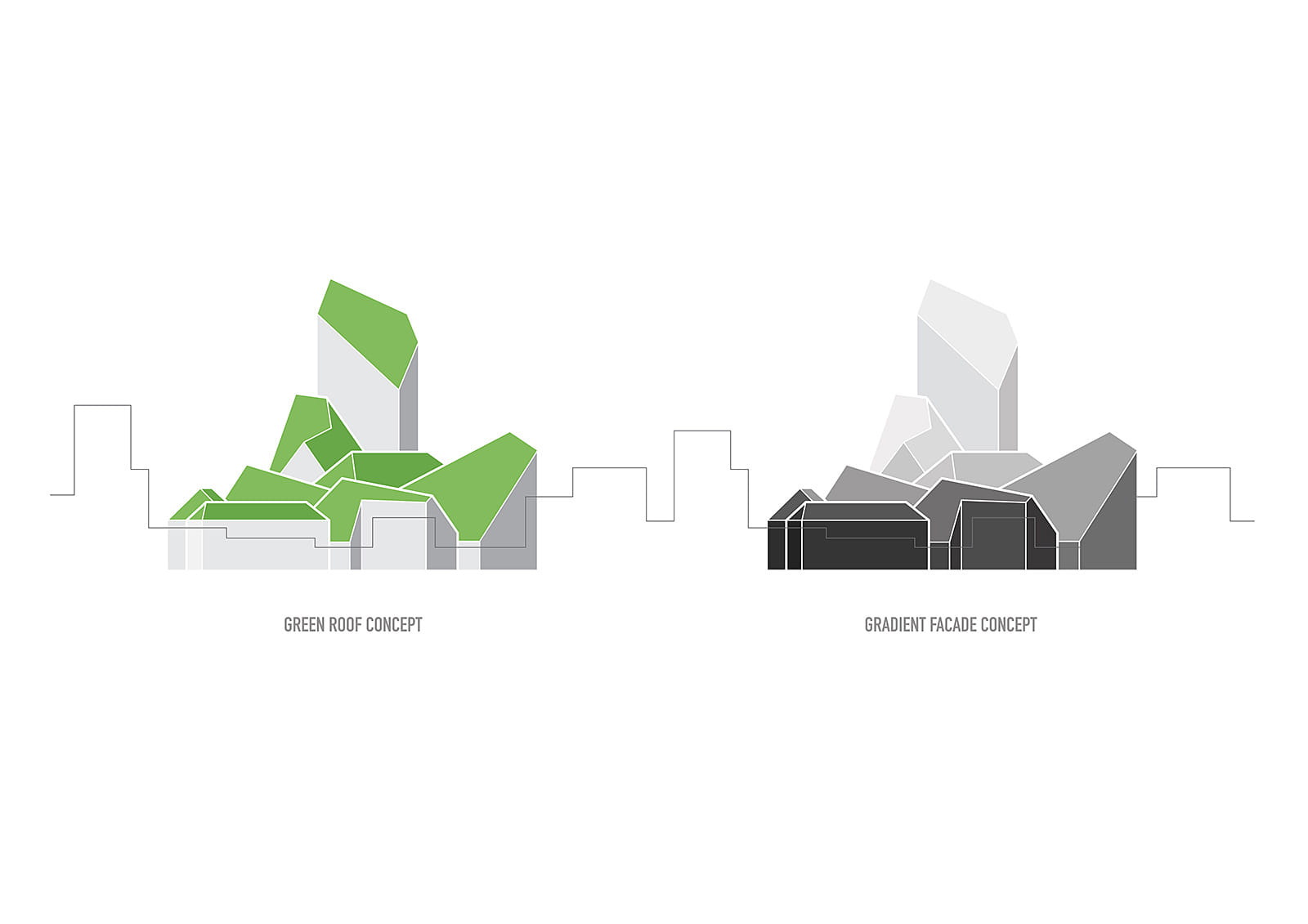 MVRDV unveils jagged multi-structure “Nieuw Bergen” redevelopment for ...