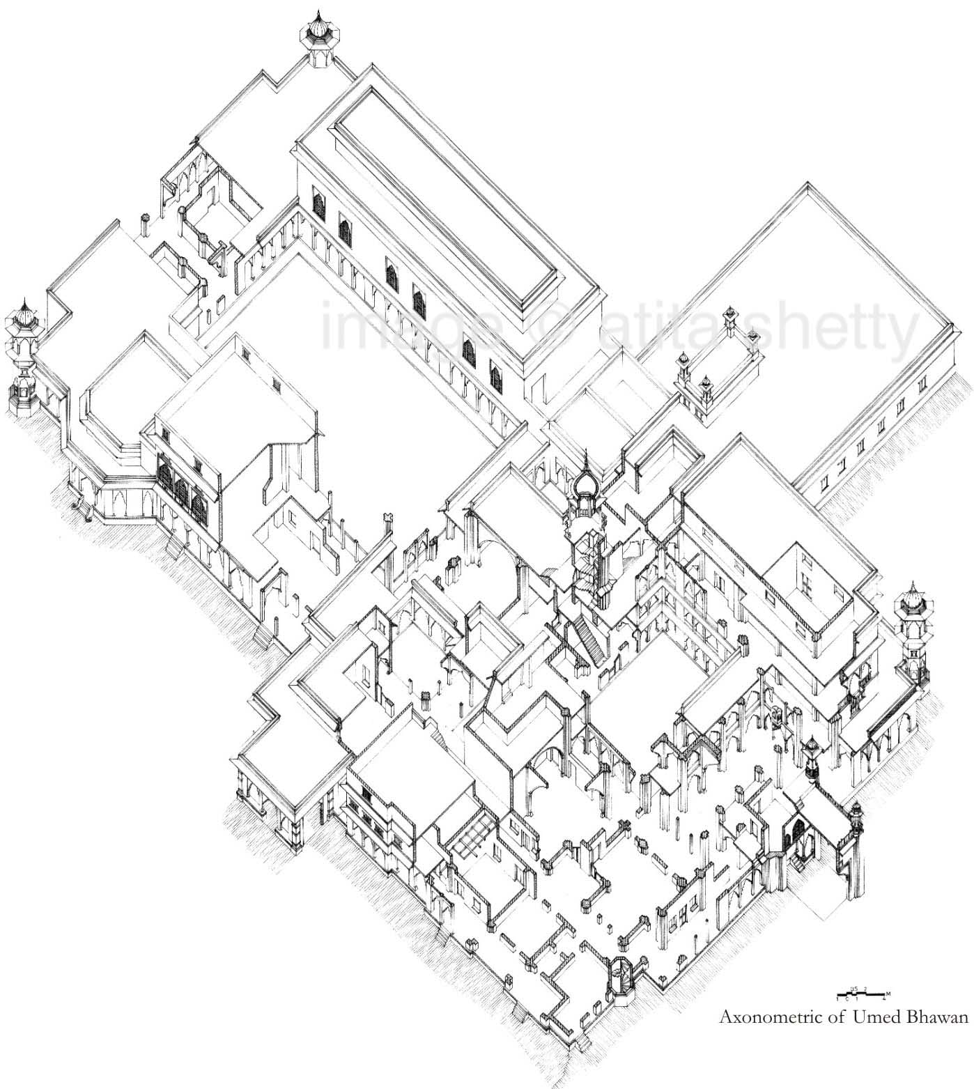 Umed Bhavan Palace - Hand Drawn Documentation | Atita Shetty | Archinect