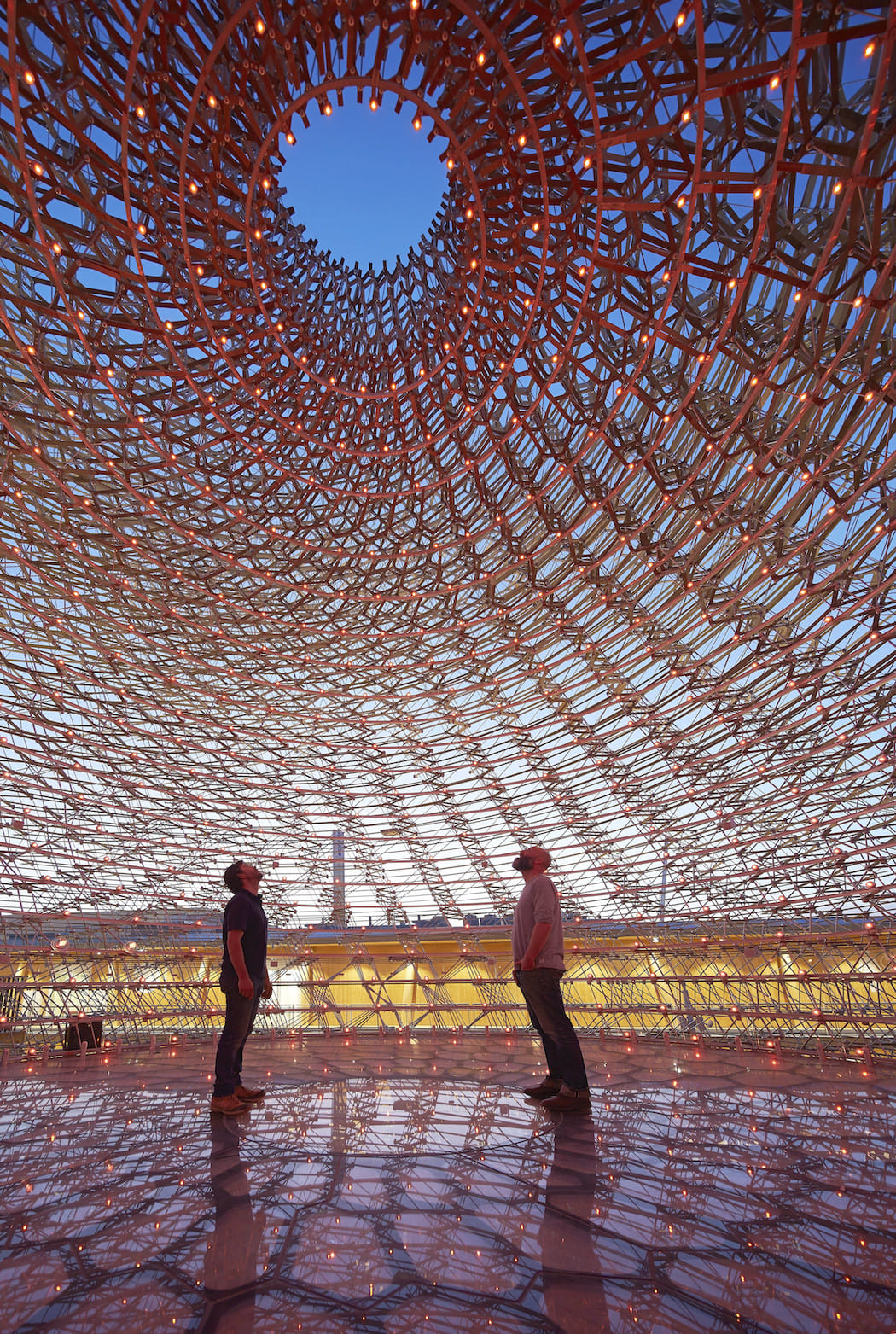 The Hive pavilion moves to Kew Gardens | News | Archinect