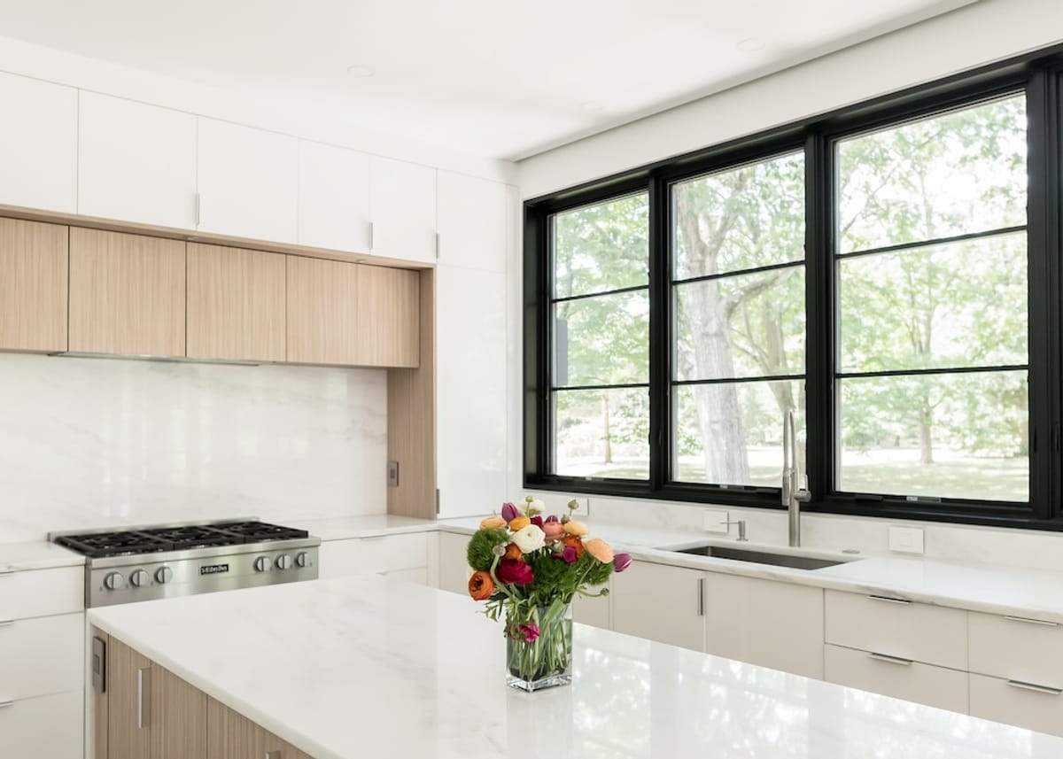 Suburban kitchen gets modern city makeover | REHAU | Archinect