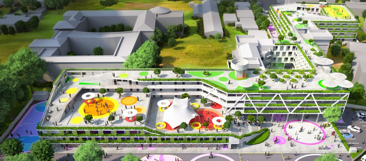 BVS : The terraces of Learning goes under construction | MAP | Archinect