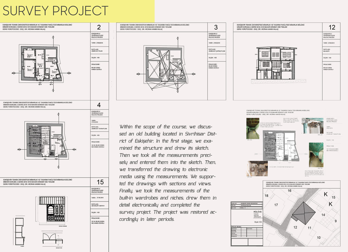 survey project | Hamza OZOGLU | Archinect
