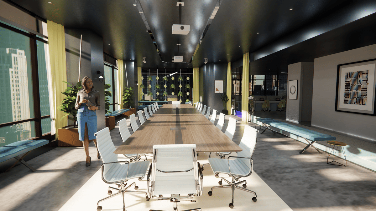 Tech Startup Conference Room | Michael Richman | Archinect