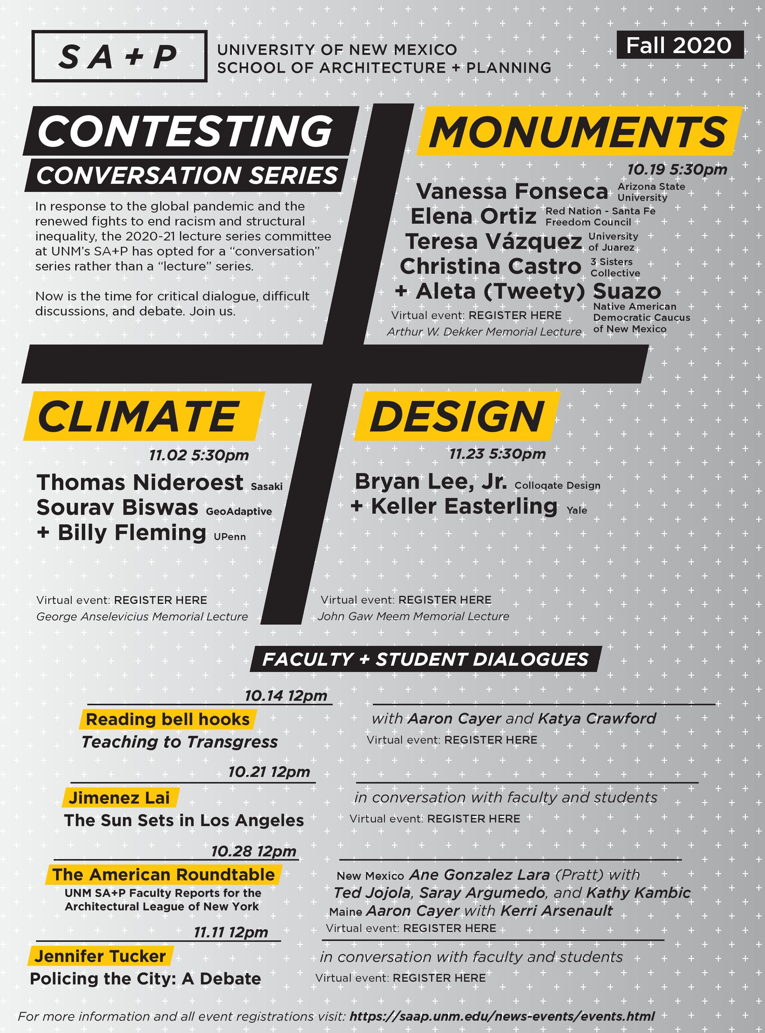 Get Lectured: University of New Mexico, Fall '20 | News | Archinect