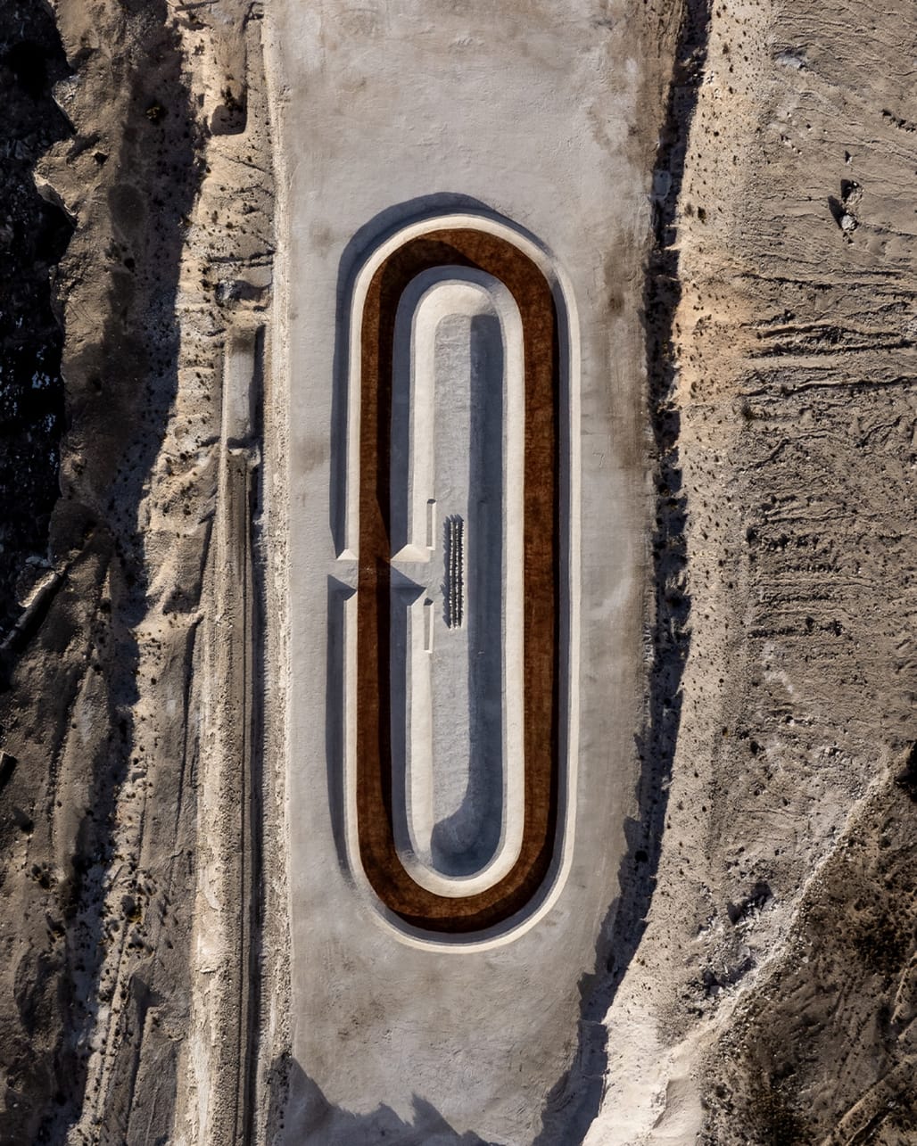 Adidas and Playlab create desert running track in New Mexico gypsum ...
