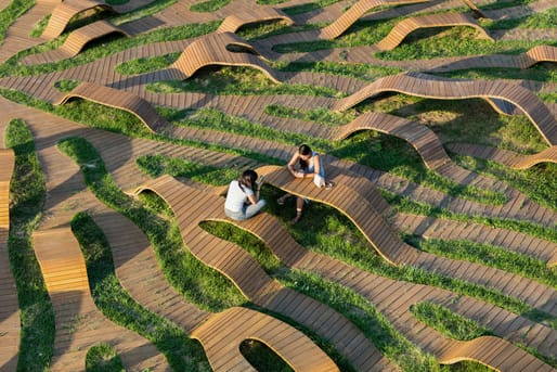 Root Bench by Yong Ju Lee Architecture can credit its organic form to a ...