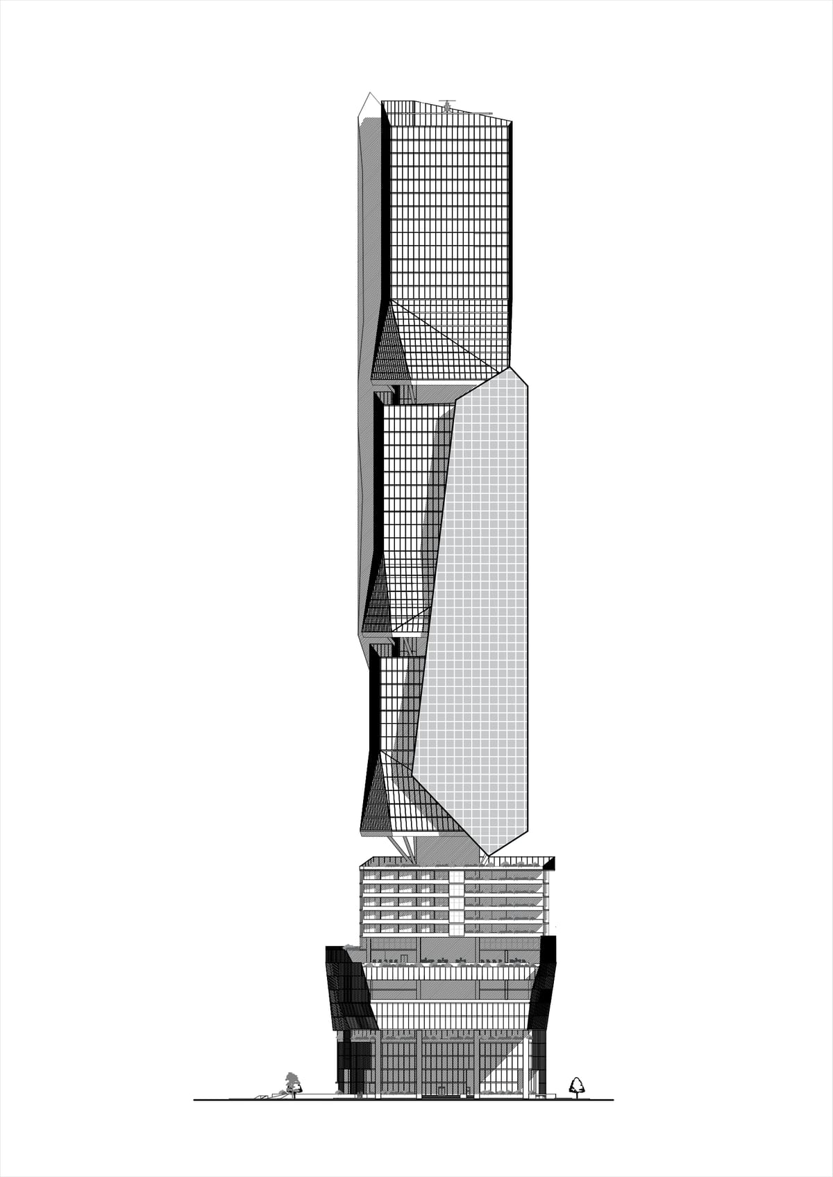 Design of A Mixed-use High-Rise Building | Mushfiq Sarder | Archinect