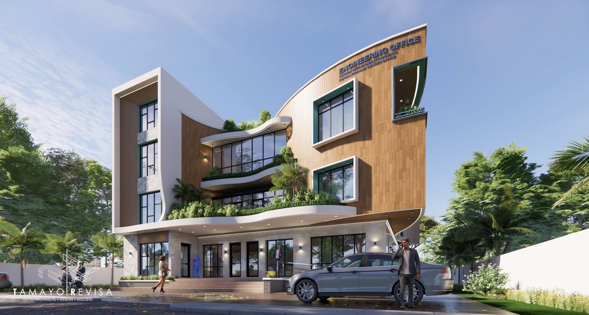 4 Storey Office Building Design | Tamayo.Revisa Architects | Archinect