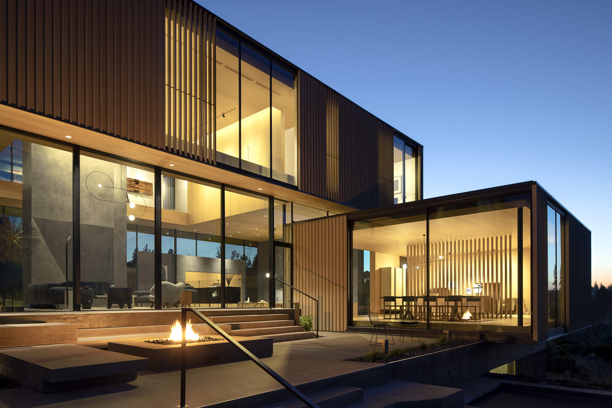 Tetherow Overlook House | Hacker Architects | Archinect