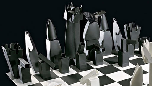 Frank Gehry's Tiffany Chess Set Is a Miniature Architectural Marvel ...