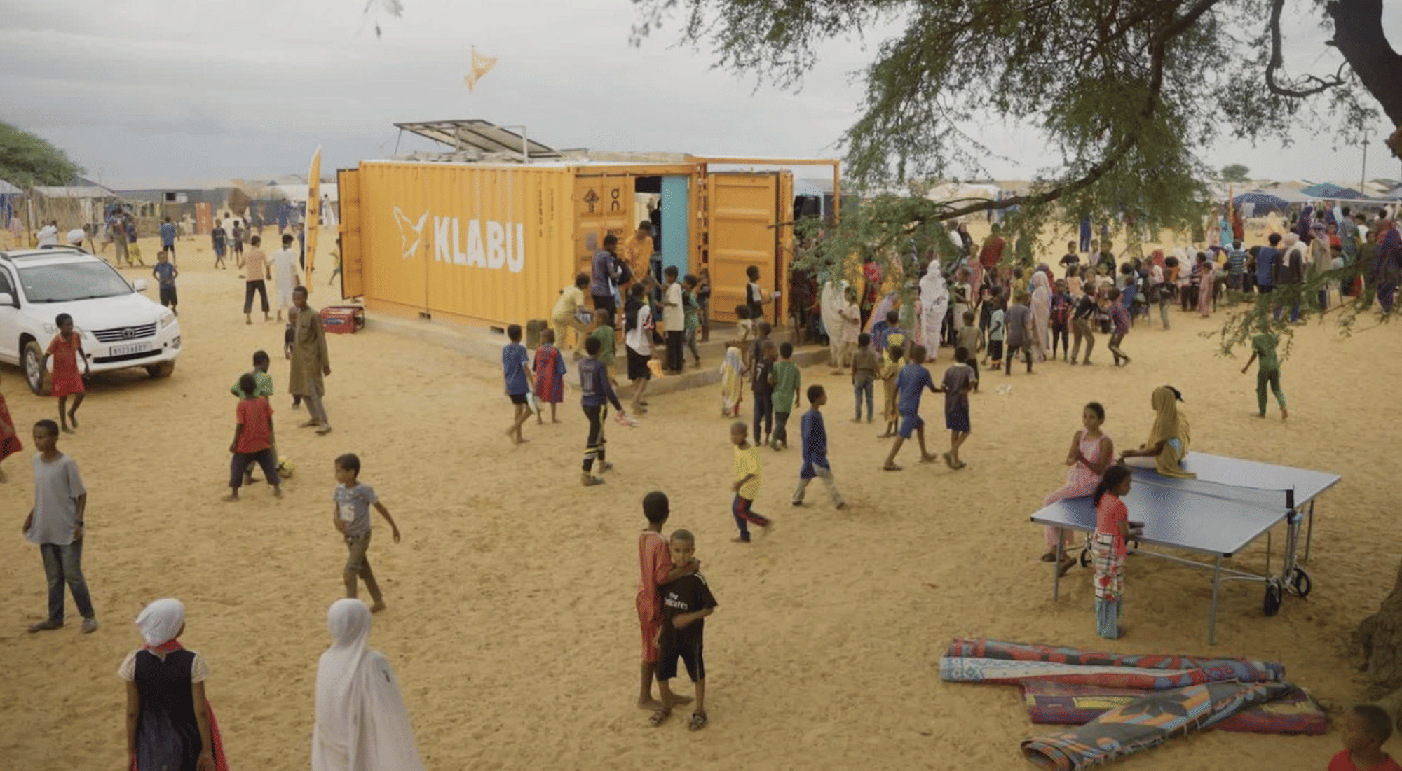 MVRDV and KLABU create modular sports center for refugee communities ...